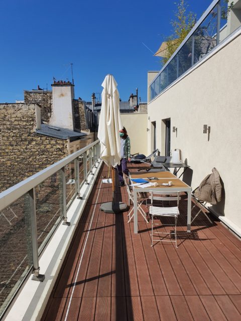 Aménagement d’un balcon filant à Levallois Perret | Jardins de l'Orangerie